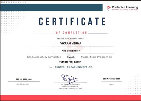 Vikram Verma On Linkedin Python Pantech
