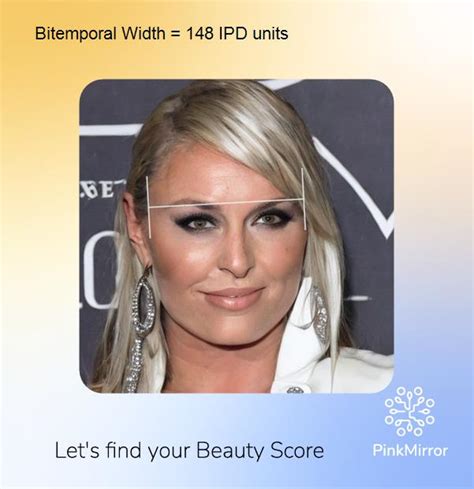 Lindsey Vonn Facial Feature Bi Temporal Width