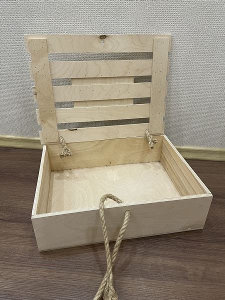 Деревянный ящик с крышкой в дар (Санкт-Петербург). Дарудар