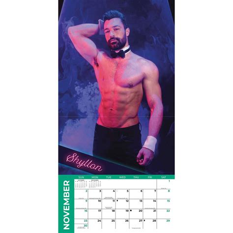 Chippendales 2025 Calendar Printable Calendar 2025