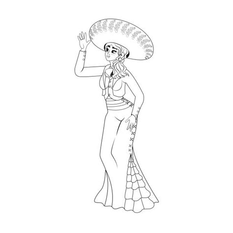 Charro Suit Drawing