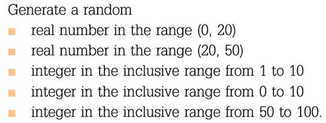 Solved Generate A Random Real Number In The Range 0 20