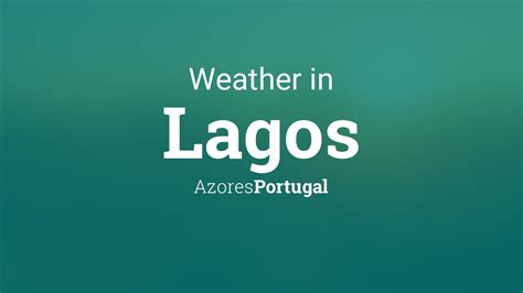 Weather For Lagos Portugal