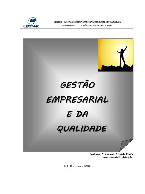 Apostila Gestão Empresarial E Da Qualidade Pdf Qualidade Negócios