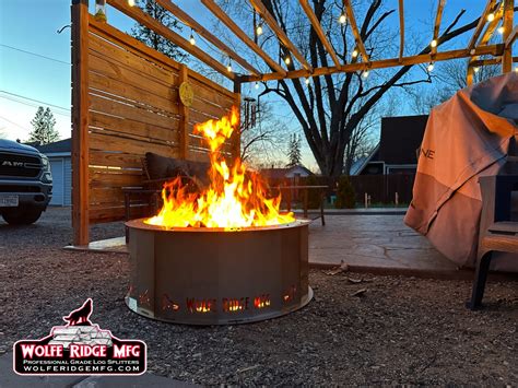 Wolfe Ridge Smoke Less Fire Ring Wolfe Ridge Mfg