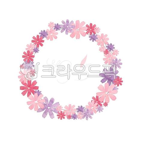 가을 코스모스 리스 가랜드 가렌드 사진 이미지 일러스트 캘리그라피 Janeja08작가