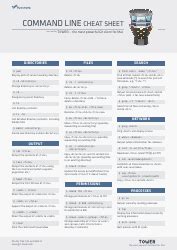 Unix Command-Line Cheat Sheet Download Printable PDF | Templateroller