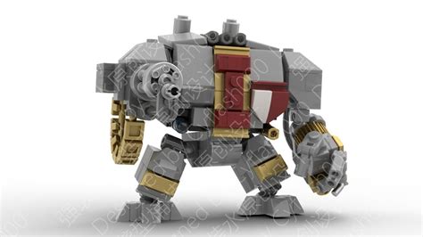Lego Moc Greyknights Dreadnought Warhammer 40k By Cyflash000
