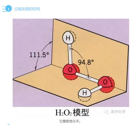 过氧化氢结构示意图 千图网