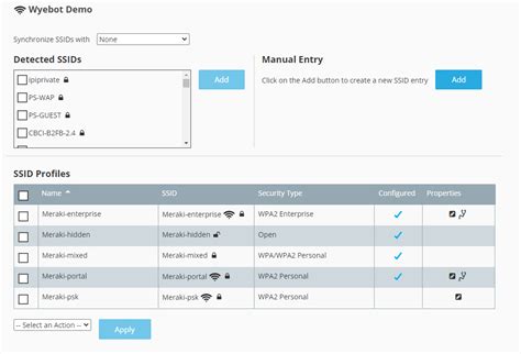 using wyebot with meraki captive portal ssids wyebot docs