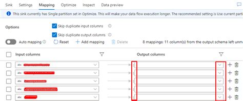 Sink Transformation In Mapping Data Flow Synapse Analitycs