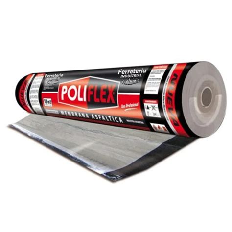 Membrana Asfáltica Poliflex kg Con Aluminio Elsue