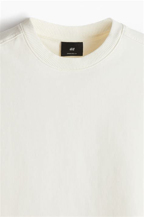 Oversized Tank Top Cream Men Handm Us