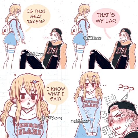 Is That Seat Taken Original Comic By Chiblnes Is That Seat Taken