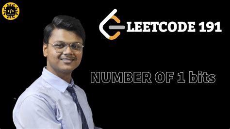 LeetCode with Samiran | 191. Number of 1 bits | Easy Solution | C++ | devdotcom - YouTube