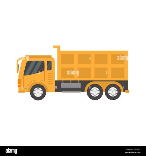 Trintin Truck Logistic Transport Vector Icon Isolated On White