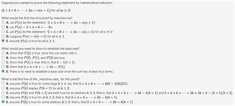 Solved Suppose You Wanted To Prove The Following Statement Chegg Com