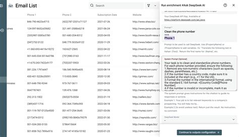 Run Deepseek Ai On Excelcsv Lines In Bulk Datablist