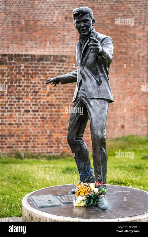 Billy Fury Statue Liverpool Sculpture Of Singer Billy Fury By Sculptor