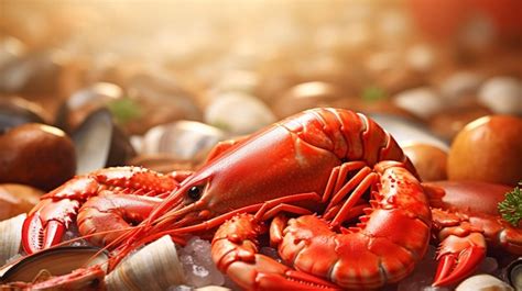 Premium Ai Image A Photo Of Shellfish With An Allergy Symbol