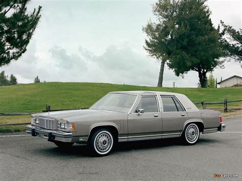 Mercury Grand Marquis 4 Door Sedan 1981 Wallpapers 1024x768