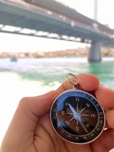 Compass Helps Find Your Route Stock Image Image Of Location