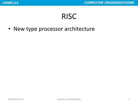 PPT CHAPTER REDUCED INSTRUCTION SET COMPUTERS RISC PowerPoint Presentation ID