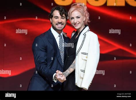 Rome Italy Oct Angelo Madonia L And Ema Stokholma R Attend The Photocall Of The