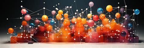 Premium Ai Image Block Network Graph Universe Parallel Connections 3d V 5