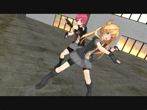 【mmd／艦これ】 鬼怒改二と阿武隈改二でドラゴンライジング ニコニコ動画