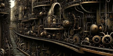 Premium Photo Nanostructure Cities Interconnected Urban Neighborhoods Digital Collage Art