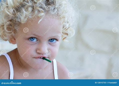 Object In Mouth Stock Image Image Of Safety Caucasian 12015735
