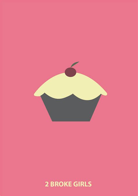 Poster 2 Broke Girls Colorida Cozinha Colorida