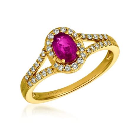 Le Vian® Ring Featuring Passion Ruby™ Vanilla Diamonds® Set In 14k