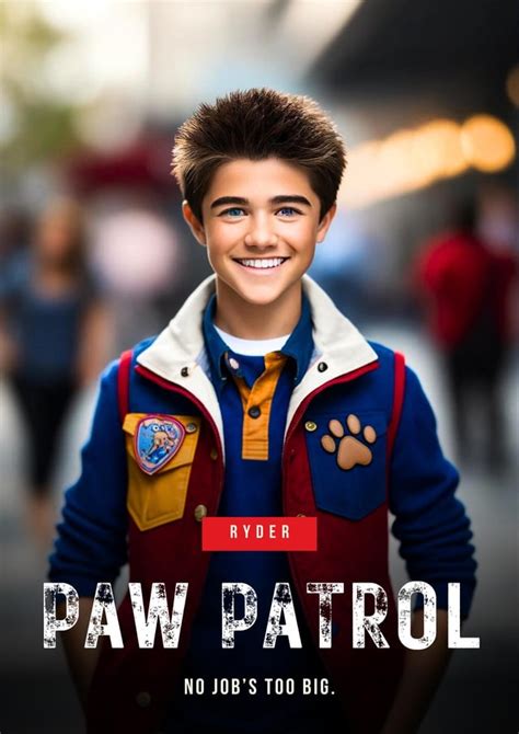 Character Posters For A New Live Action Paw Patrol Series Rdalle2