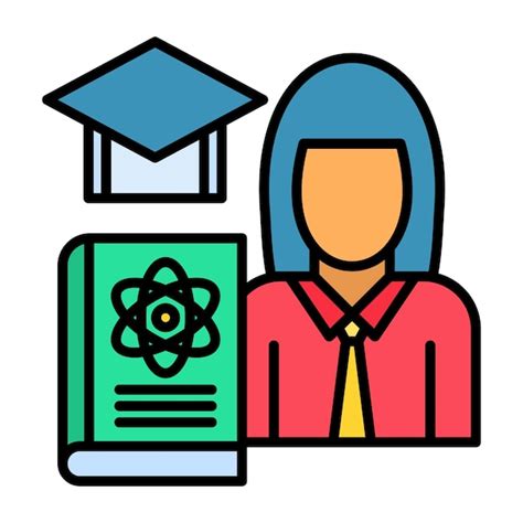 Premium Vector Teacher Female Flat Illustration