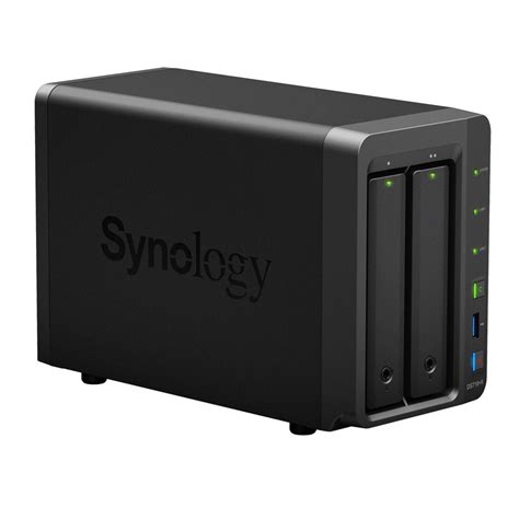 Synology Ds716 Ii Diskstation 2 Bay Sata3 6 0gbps 1 6ghz Quad Core 2gb