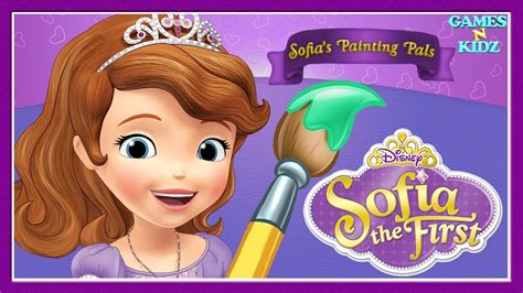 Sofia The First Princess Sofia Painting Pals Fun Coloring Pages