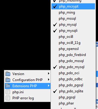 PHP 5 0 comment installé mcrypt Langage PHP