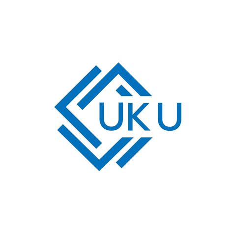Uku Technology Letter Logo Design On White Background Uku Creative
