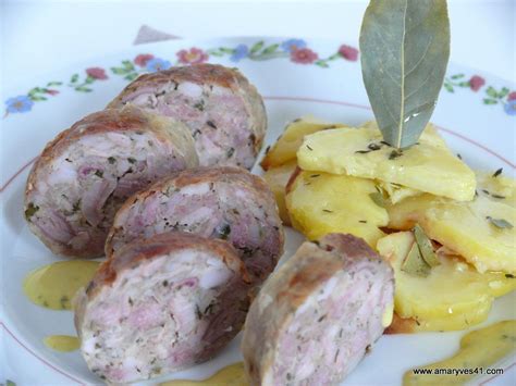 Grosse Andouille De Campagne Au Jus Ail Et Persil