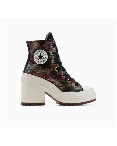Converse Chuck 70 De Luxe Heel Metallic In Black Lyst Uk