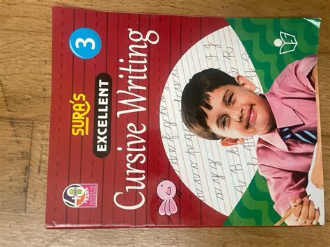 Activity Book Cursive Writing English Hobbies And Toys Books