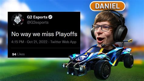 What Daniel Denying G2 Playoffs Sounds Like Youtube