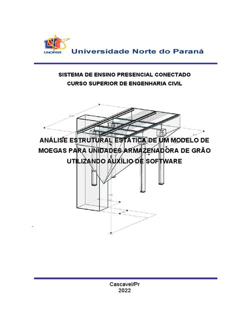Analise Estrutural De Moegas Tcc Pdf Pressão Método Dos Elementos