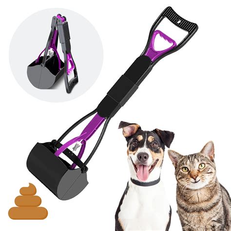 2bk Non Breakable Pet Pooper Scooper For Dogs And Cats With Long Handle