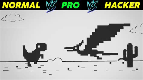 Normal Vs Pro Vs Hacker In Dino Dinosaur Game YouTube