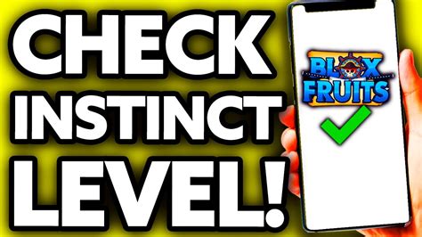 How To Check Instinct Level Blox Fruits Very Easy YouTube