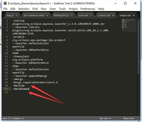 Eclipse Building Workspace时出现java Heap Space 以及 Gc Overhead Limit