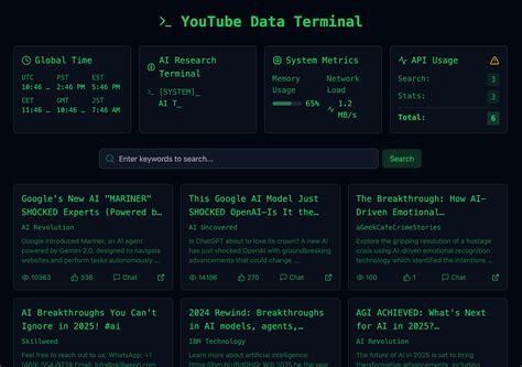 Day 3 Of 100 Days Agentic Engineer Challenge Boltnew And Youtube Data Api By Damian Dąbrowski